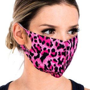 Accessories | Leopard Print Animal Print Reusable Face Mask | Poshmark